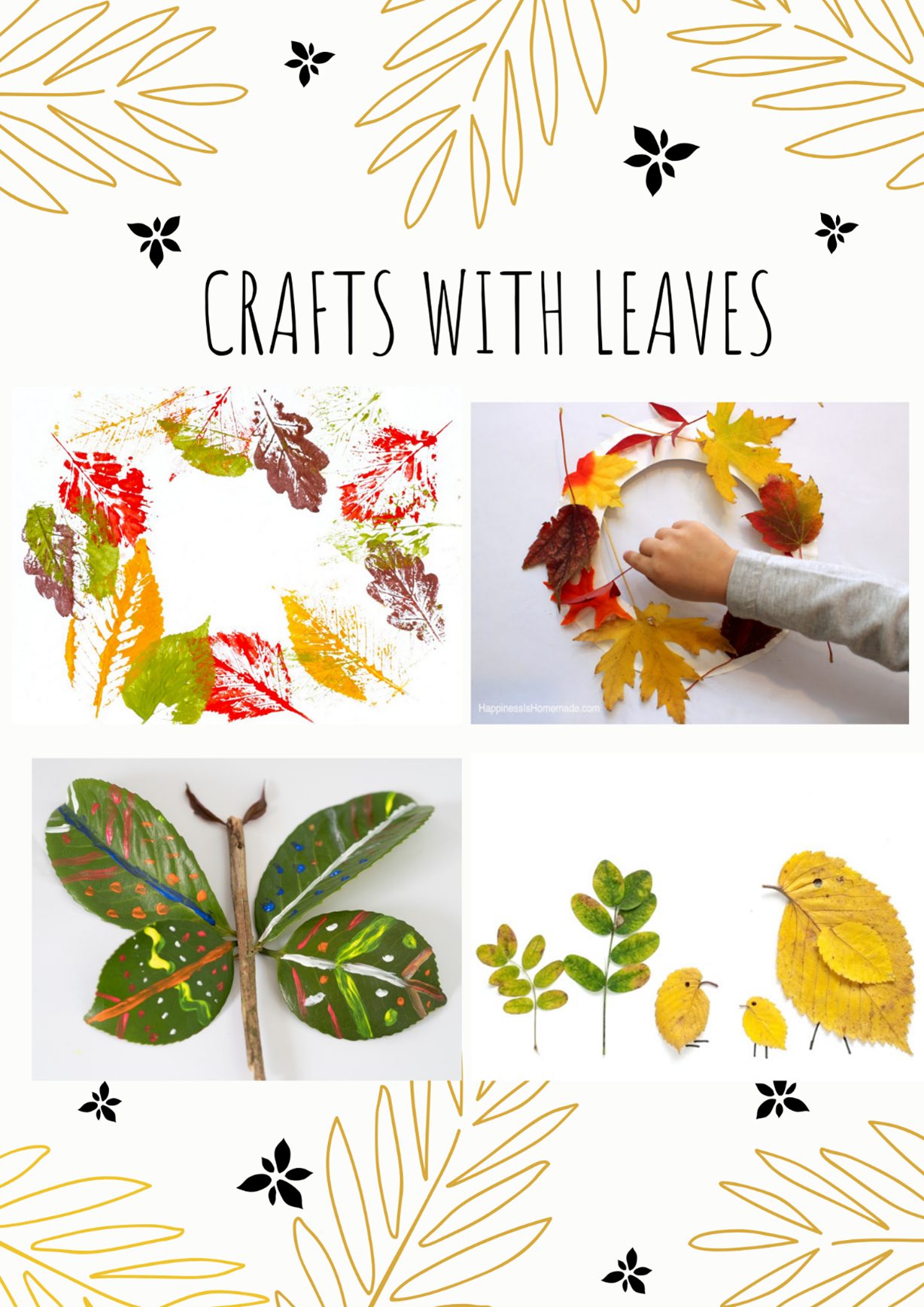 **Crafts with leaves** - Laois County Childcare Committee