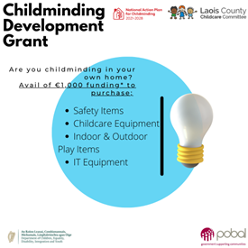 **Reminder LAOIS Childminders** - Laois County Childcare Committee