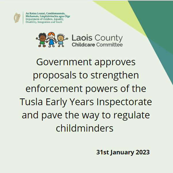 Legislative change that will strengthen enforcement powers of the Tusla ...