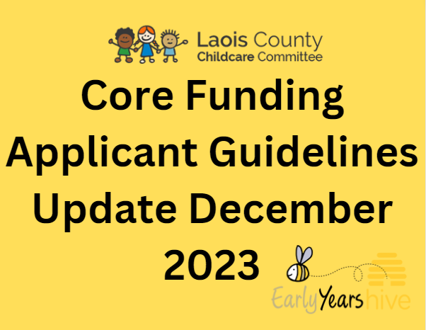 Core Funding Applicant Guidelines Update December 2023 - Laois County ...