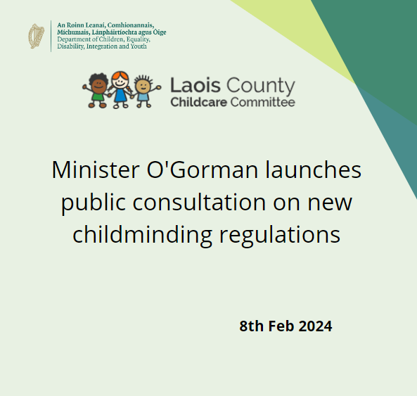 Minister O'Gorman launches public consultation on new childminding ...