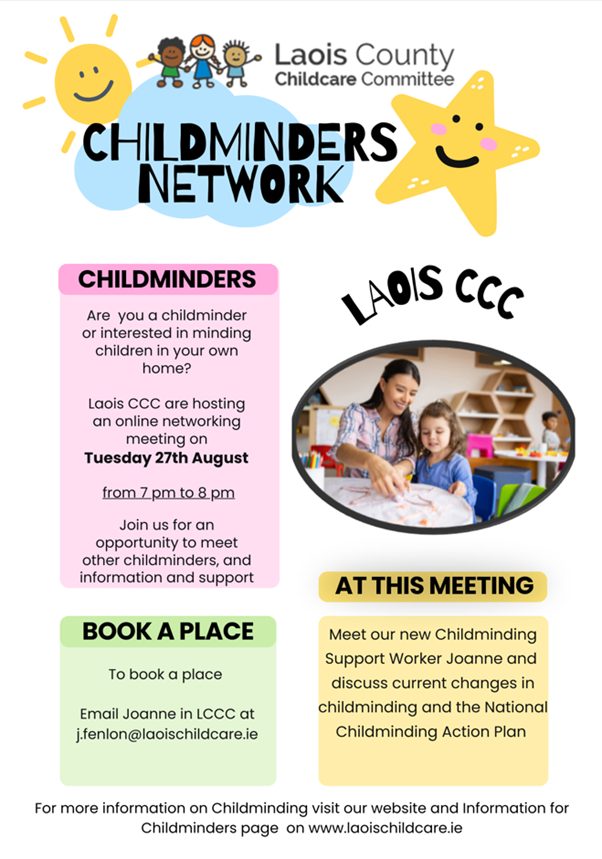 Laois CCC Childminders Network - Laois County Childcare Committee