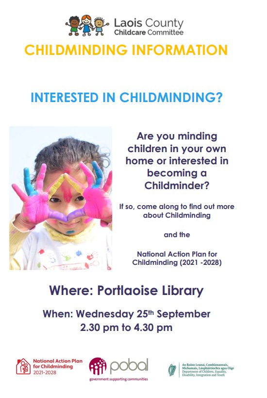 INTERESTED IN CHILDMINDING? - Laois County Childcare Committee