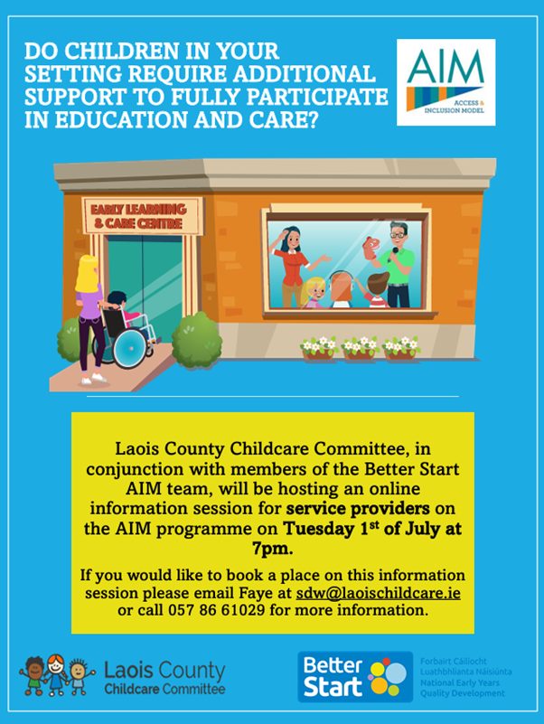 AIM online Session for Laois Childcare Providers - Laois County ...